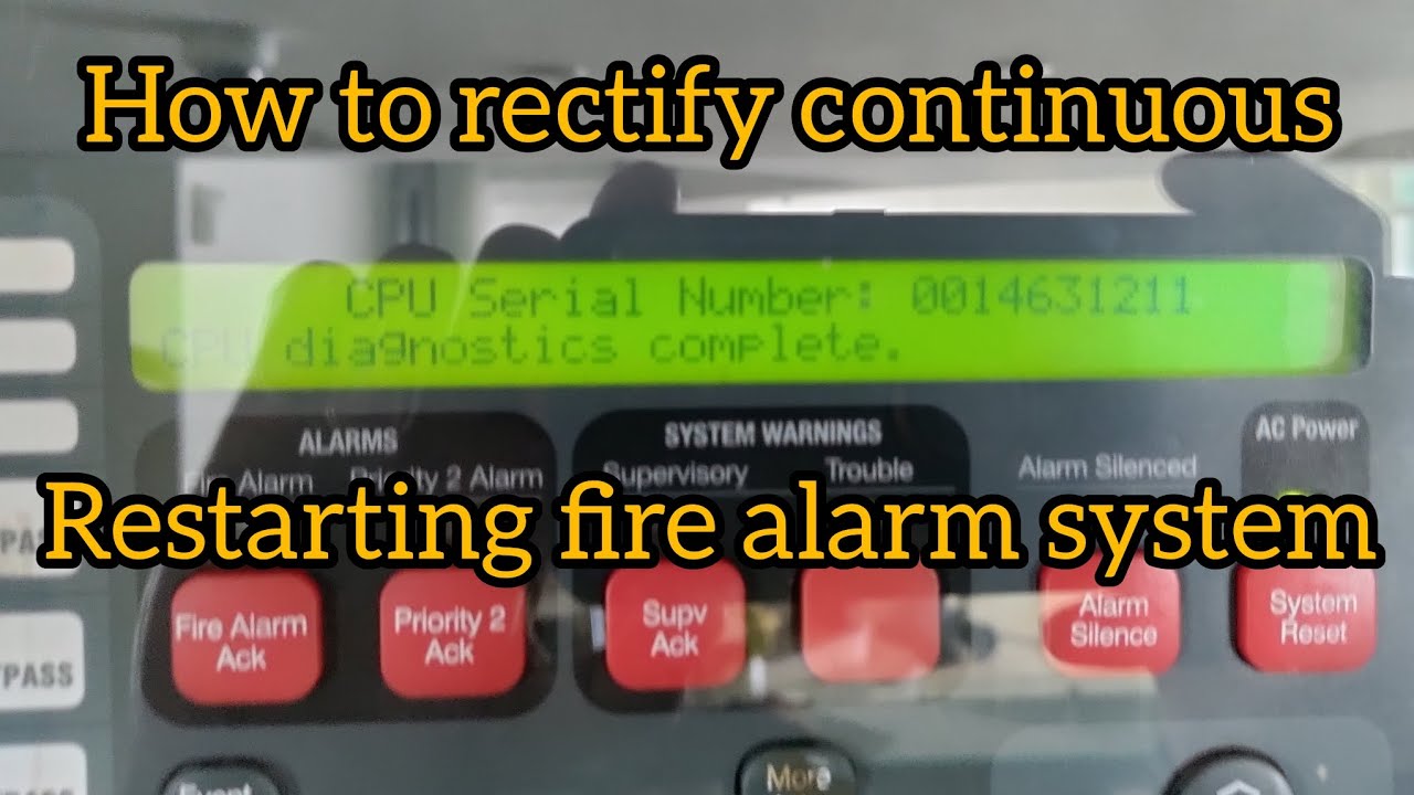 how to rectify continuous restarting Simplex fire alarm system ||fire ...