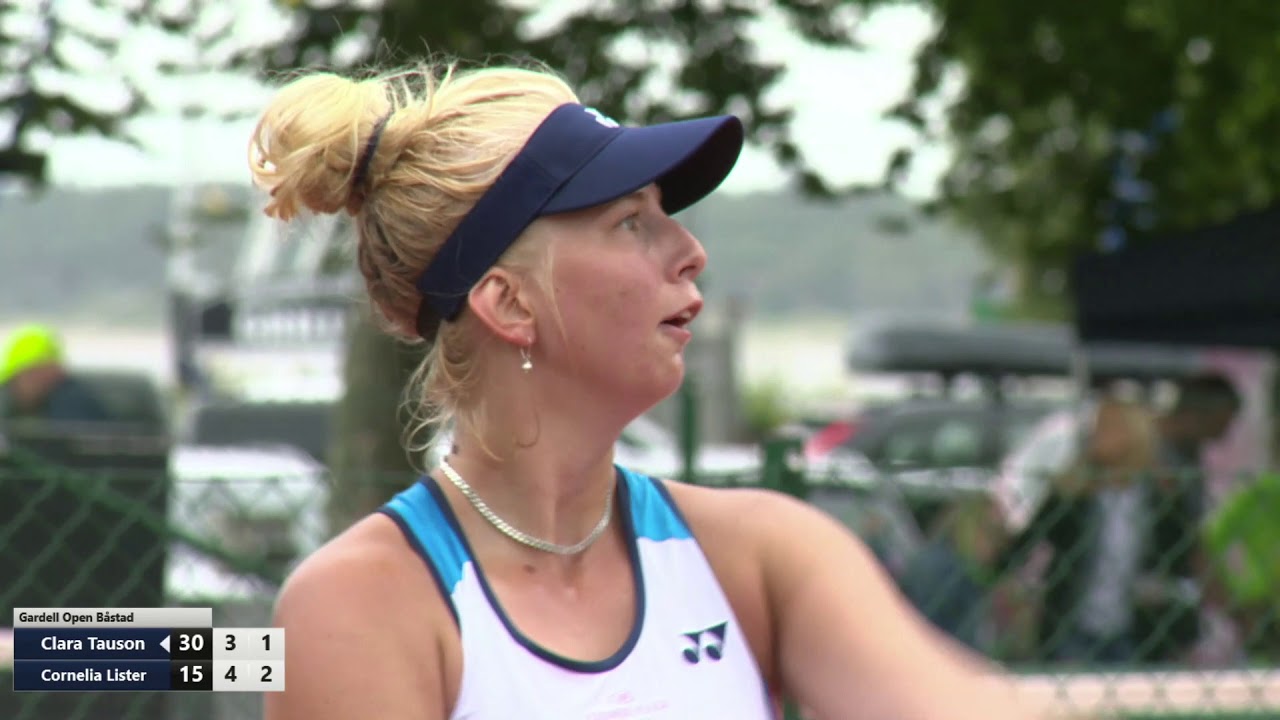 Clara Tauson - Cornelia Lister, TP/Gardell Open Båstad, Highlights ...