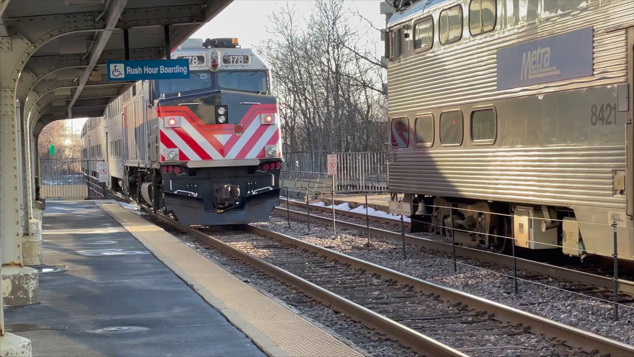 1/12/21 - Railfanning Evanston (Davis Street) and Winnetka, IL + Metra ...