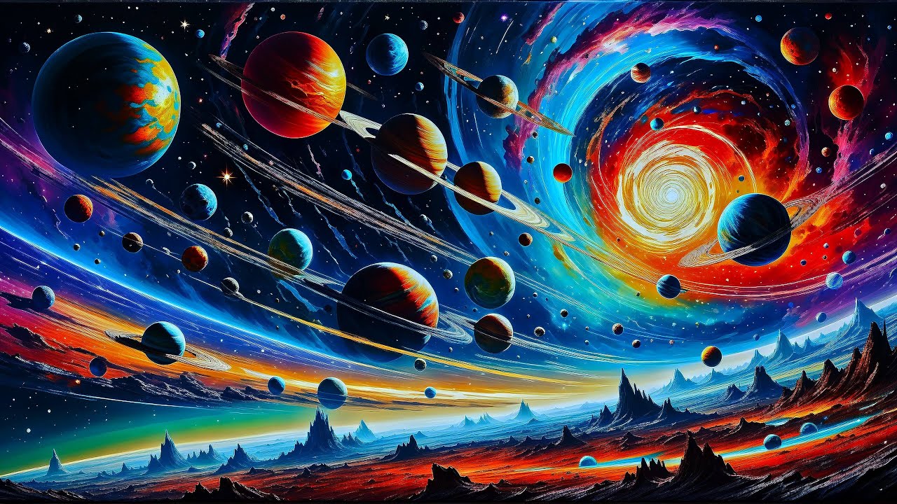 Transcendent Space Ultra HD 4K Liquid Art Hypnotic Screensaver, Silent ...