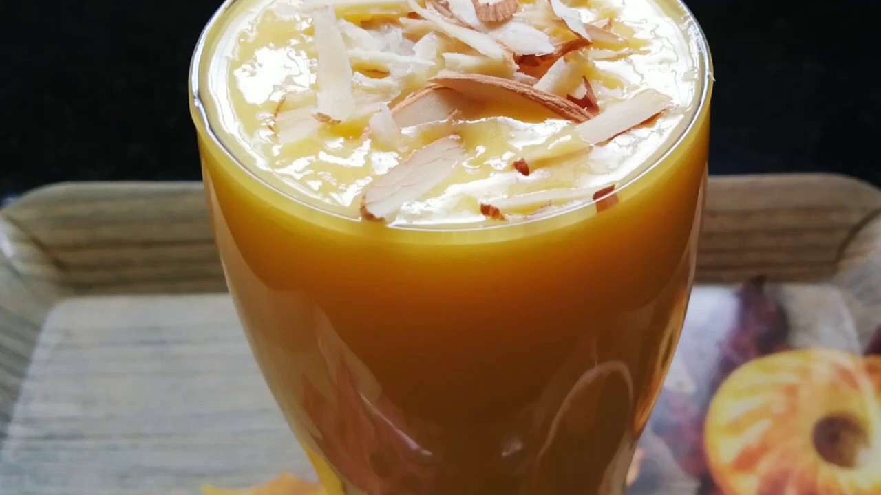Mango milkshake { Thick &Tasty} mango shake.. - YouTube
