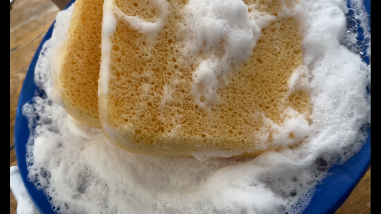 ASMR Tide Downy powder in a Bucket 🪣 🧽.. - YouTube