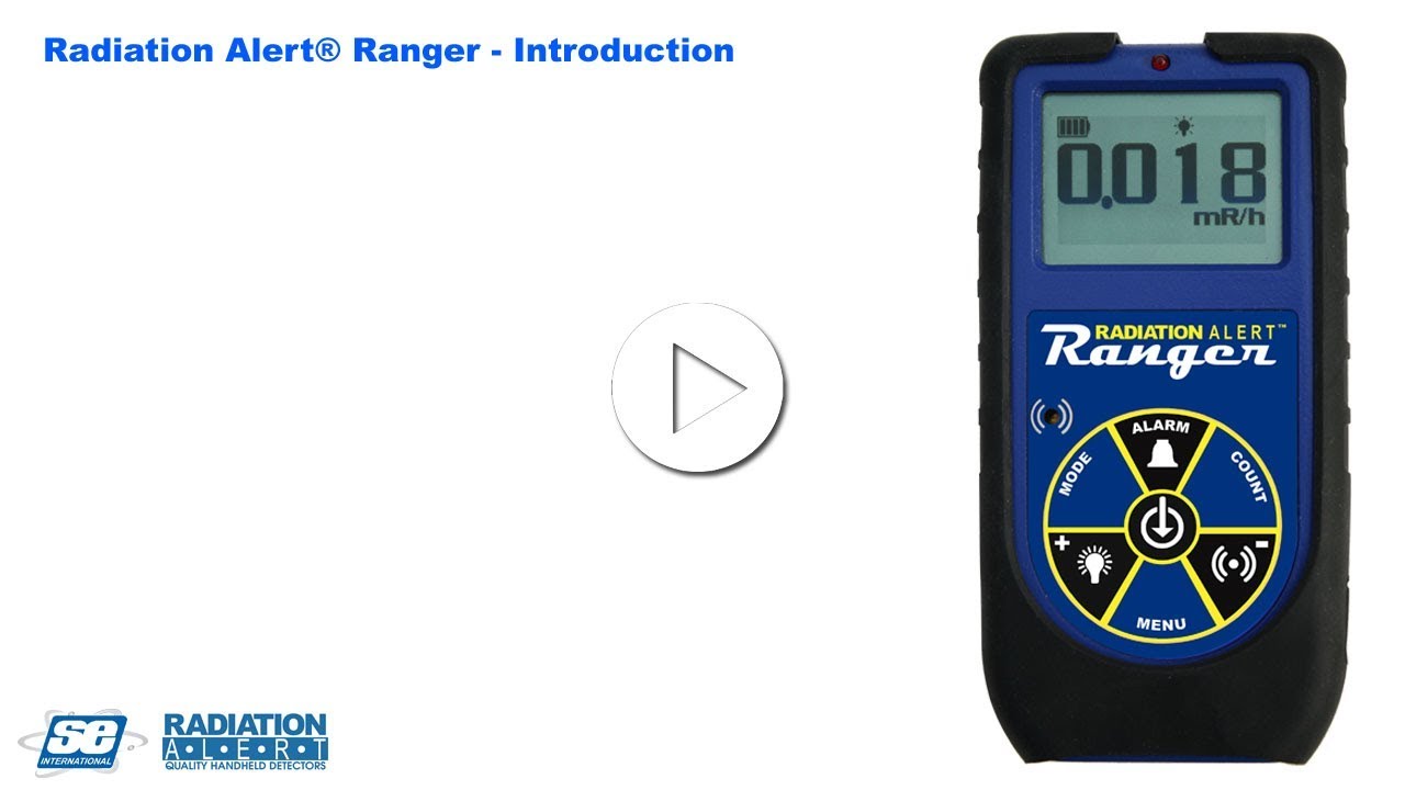 Radiation Alert Ranger® Radiation Detector - Introduction - YouTube
