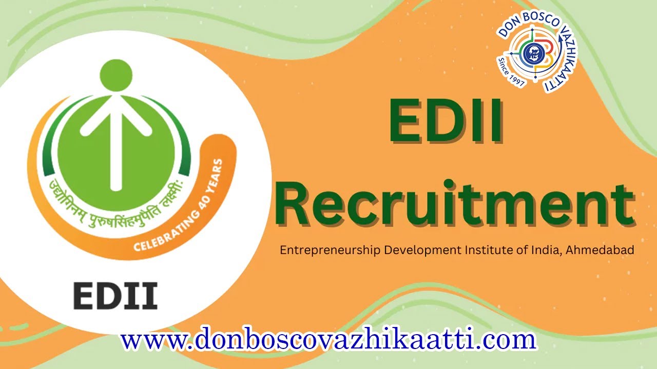"Exciting Career Opportunities at EDII | Join the Entrepreneurship ...
