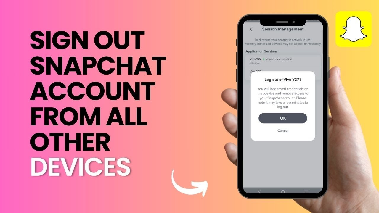 How to Sign Out Snapchat Account from All Other Devices - YouTube