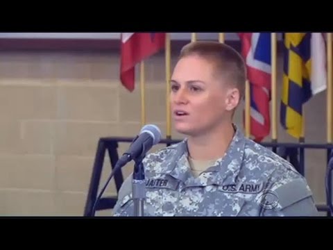 Third female soldier becomes Army Ranger - YouTube