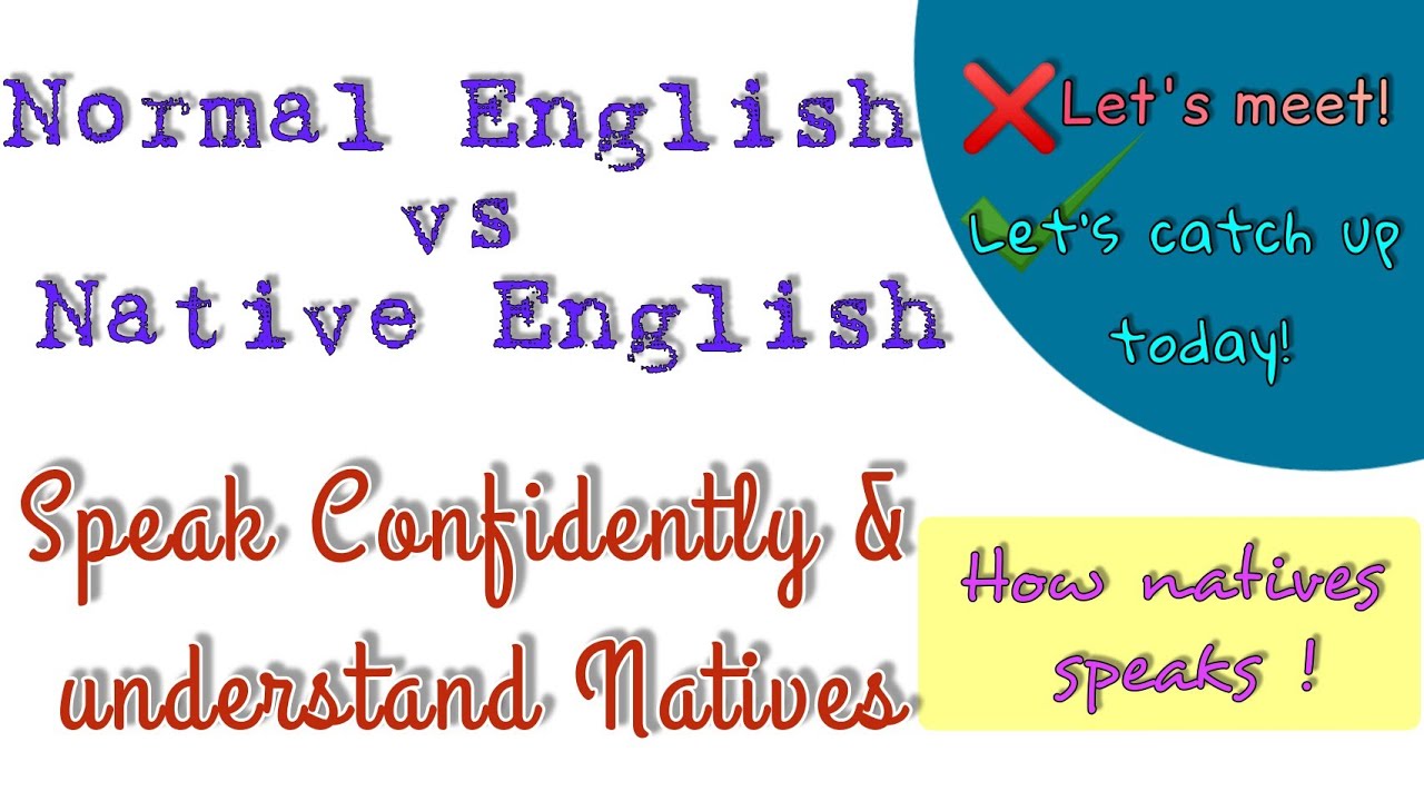 Normal English vs. Advanced English! How to speak English fast like a ...