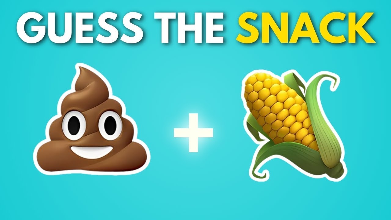 Can You Guess The Snack 🍿 By Emoji 🧐 || Emoji Quiz Game || Snacks By ...