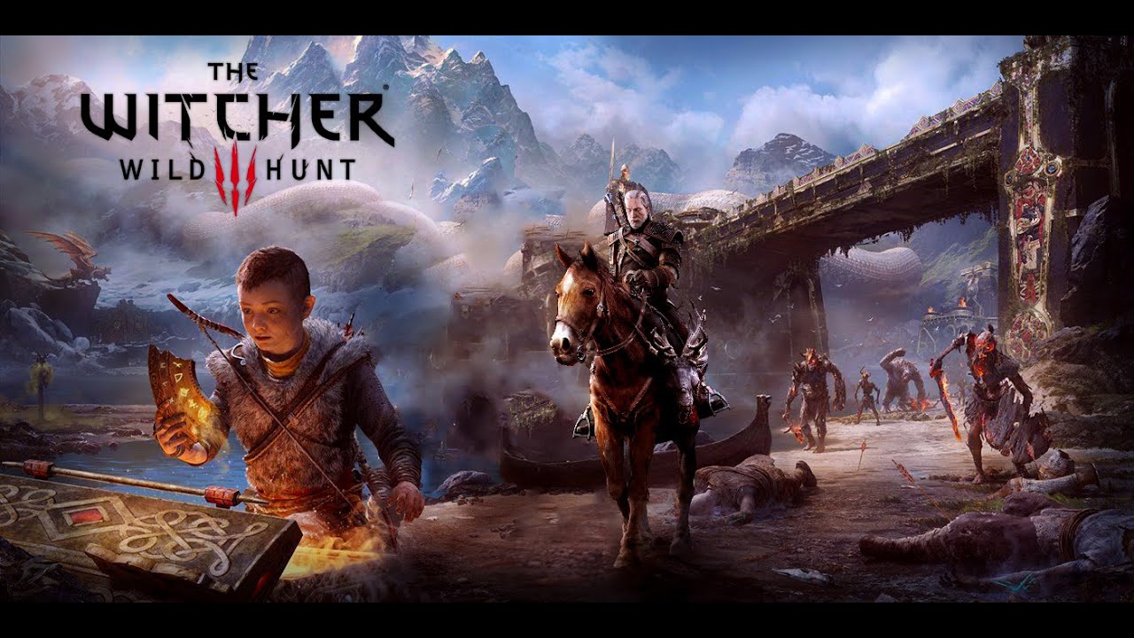 The Witcher 3 | SPEED-ART | Photoshop by Graphic Art Studio - YouTube