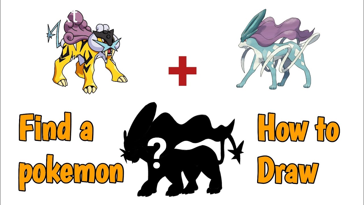Legendary Pokemon Raikou & Suicune fusion drawing 🤯 - YouTube