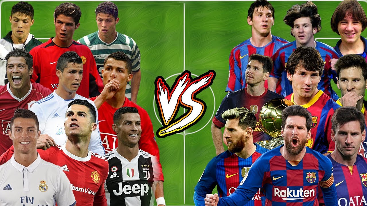 Cristiano Ronaldo CR7 Career VS Lionel Messi Career - YouTube