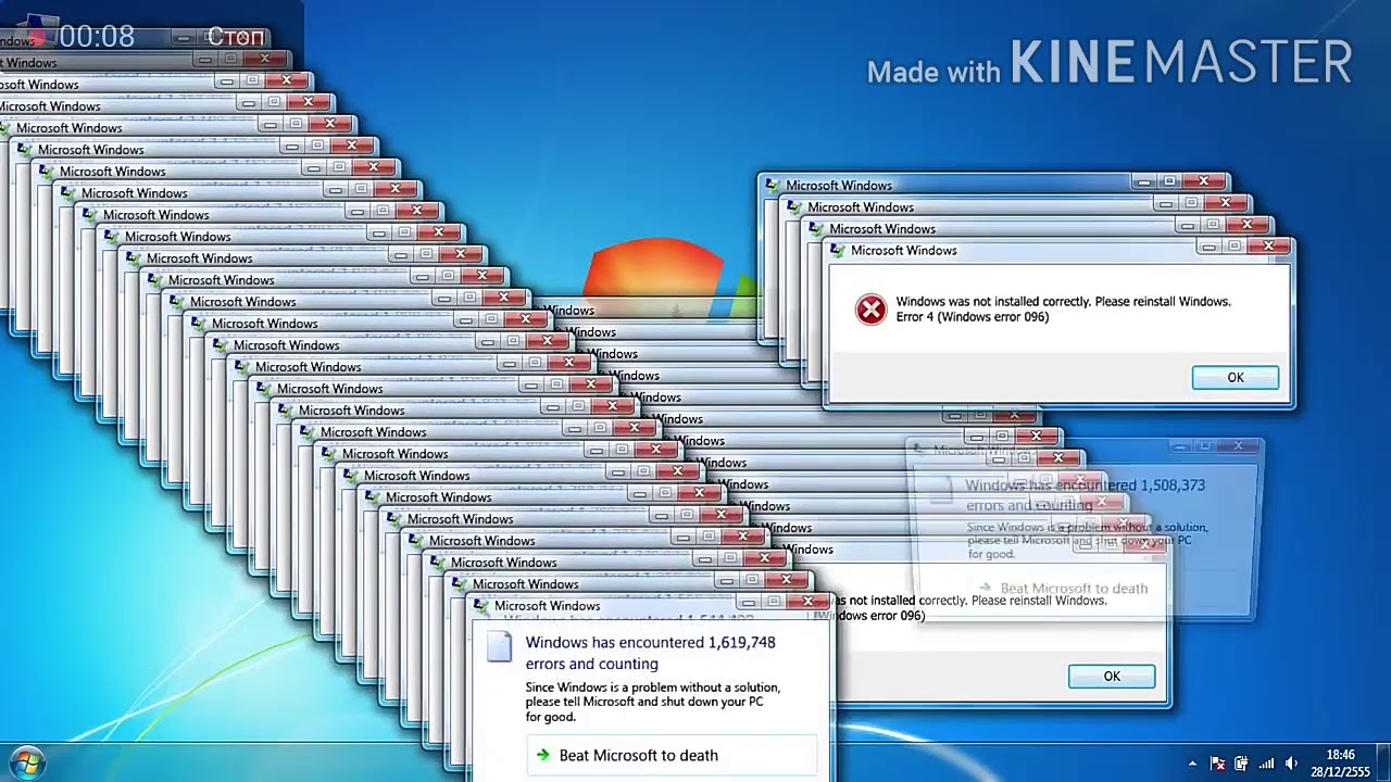 RED ZONE WINDOWS 7 - YouTube