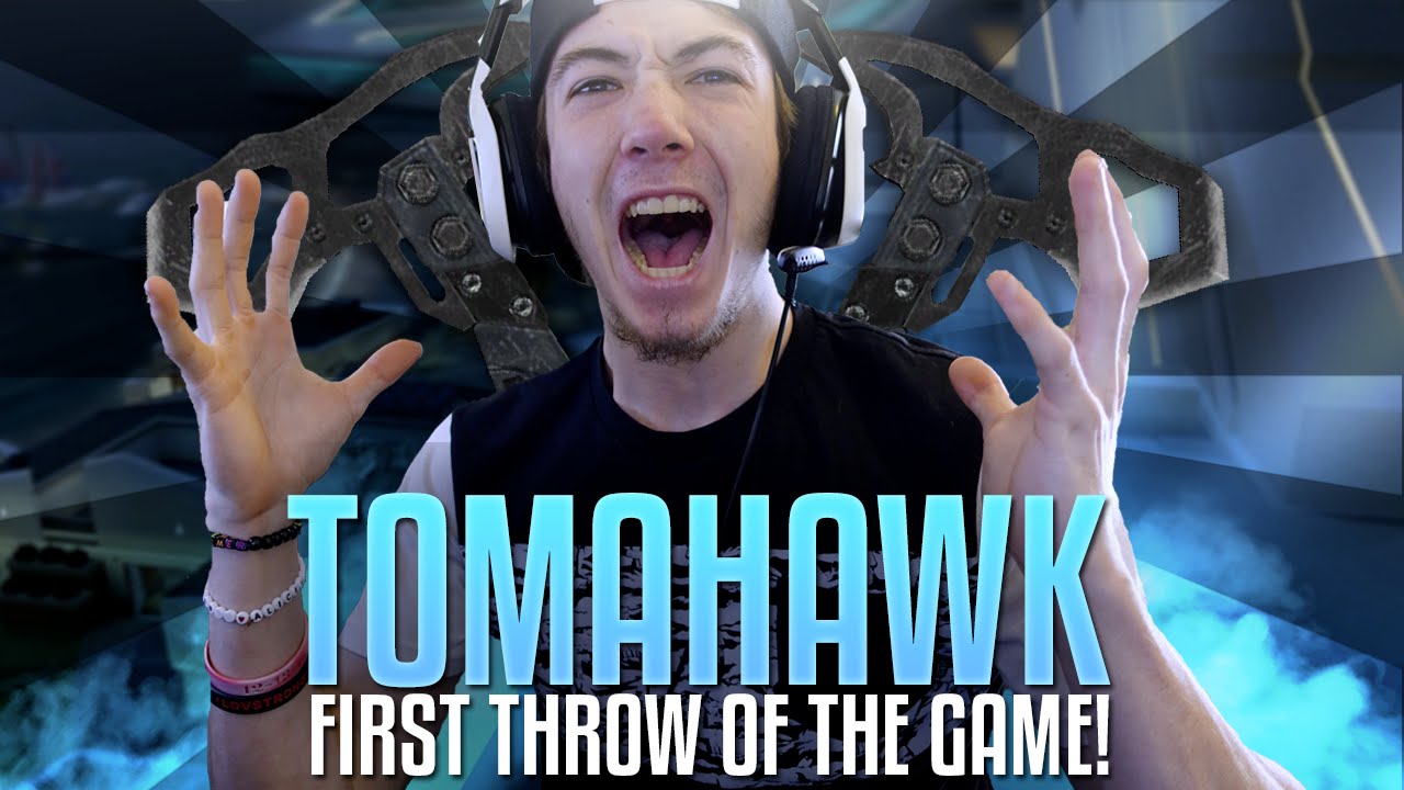 CRAZY TOMAHAWK FIRST THROW OF THE GAME! - YouTube