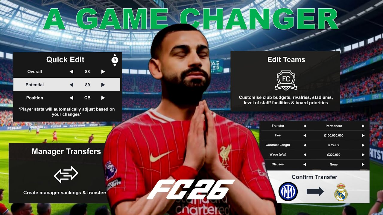 Why a FC26 Database Editor Would FIX Career Mode - YouTube