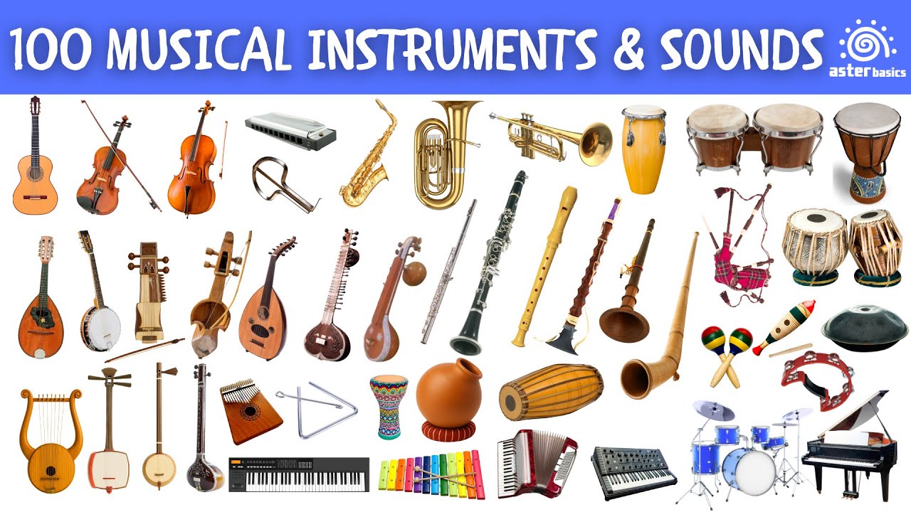 100 Musical Instruments and how they Sound | Top 100 Musical ...