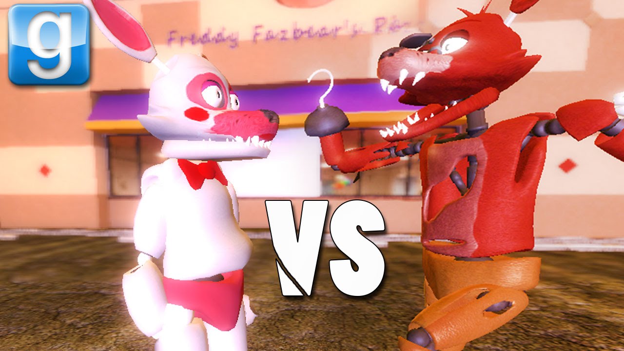 MANGLE vs FOXY Hide and Seek | Gmod Custom Mini-Game - YouTube