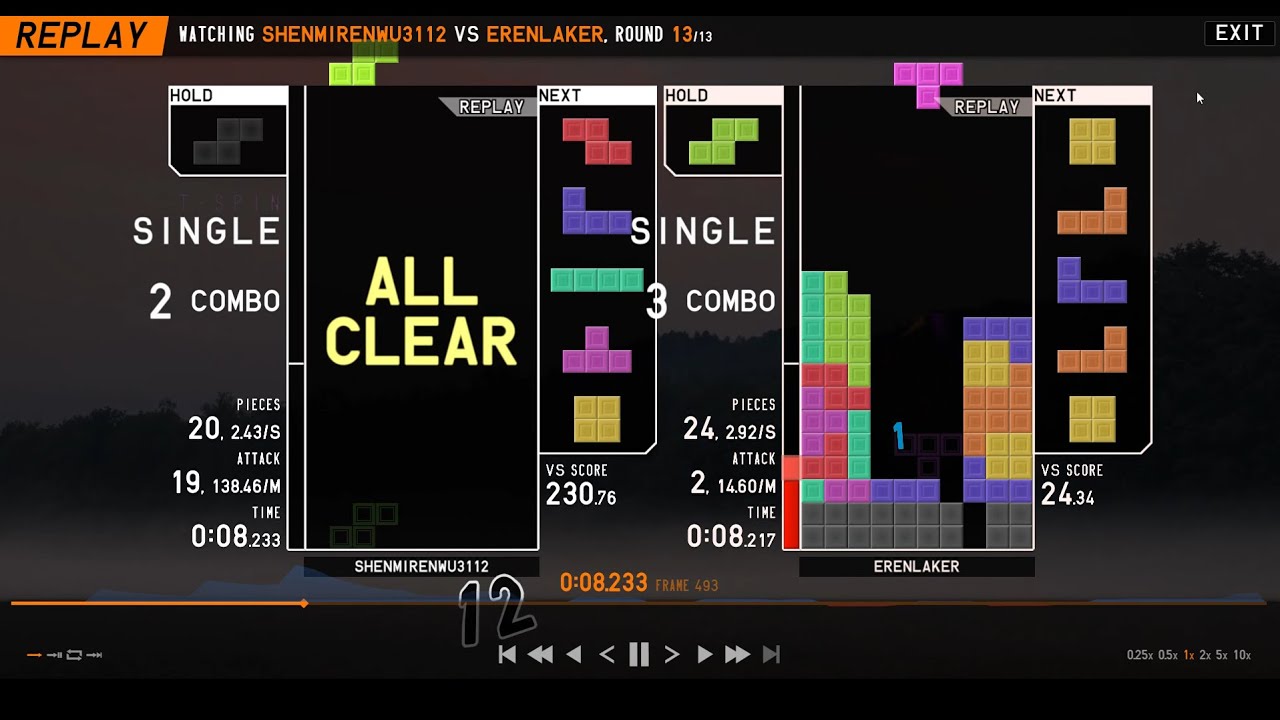 (T-spin)Single Double + PC in Tetr.io - YouTube