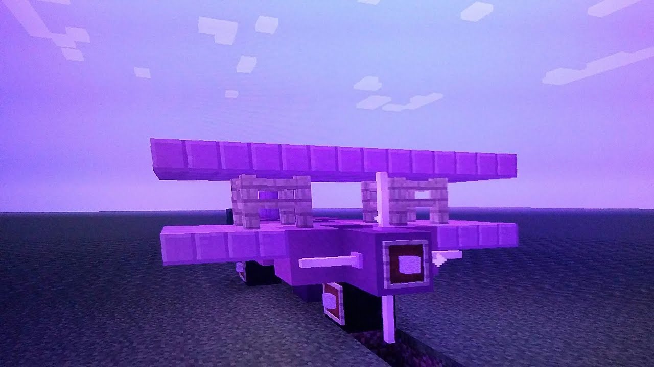How to Build a Biplane - Minecraft Tutorial - YouTube