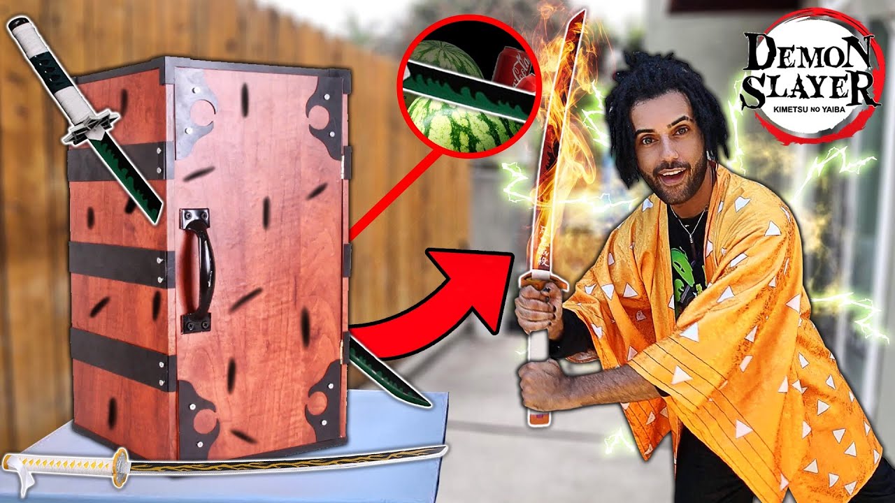 I Bought The STRANGEST DEMON SLAYER ANIME WEAPONS On Amazon! *RENGOKU'S ...