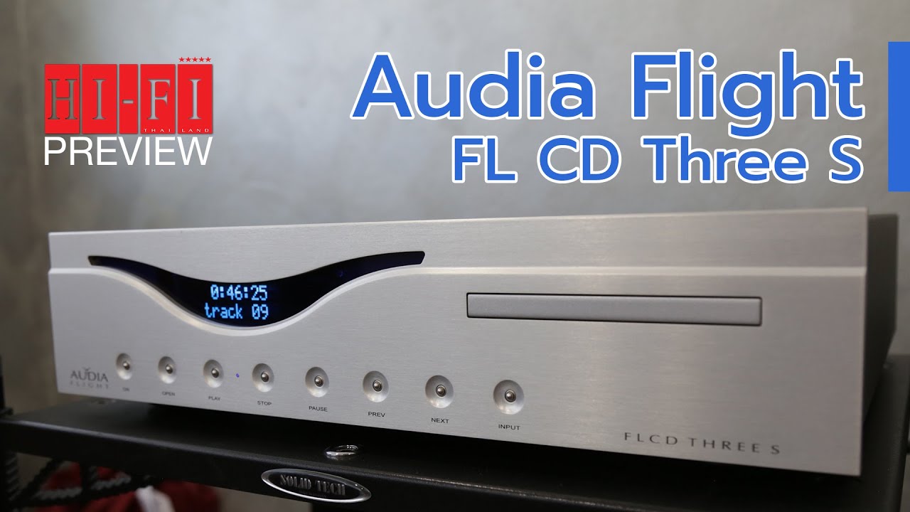พรีวิวซีดีเพลเยอร์ Audia Flight FL CD Three S - YouTube