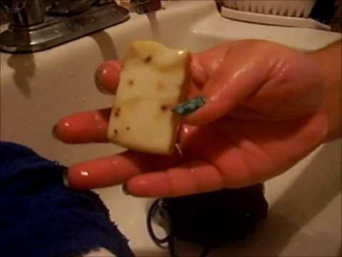 How handmade soaps lather - YouTube