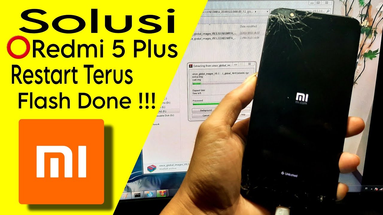 Cara Flash Xiaomi Redmi 5 Plus Vince Restart Terus (MEG7) 2023 Done ...