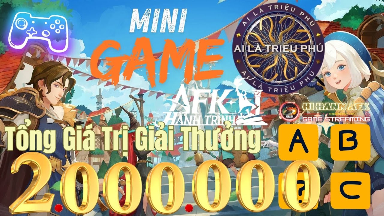 Beta Test Mini Game Ai Là Triệu Phú AFK Journey Giải Trí Cuối Mùa Giải ...