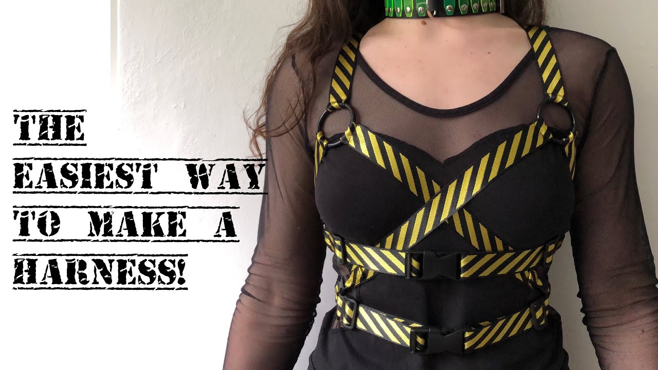 Easy DIY Harness | Goth on a budget | Heidi Hazardous - YouTube