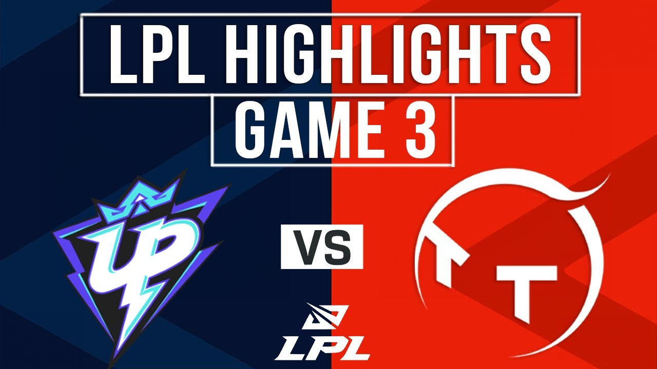 UP vs TT Highlights Game 3 | LPL 2025 Split 3 | Ultra Prime vs TT Gaming - YouTube