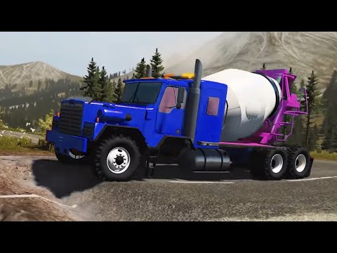 Kompilasi Spotting Bus Truck vs Speed Bumps | BeamNG Drive @devaro - YouTube