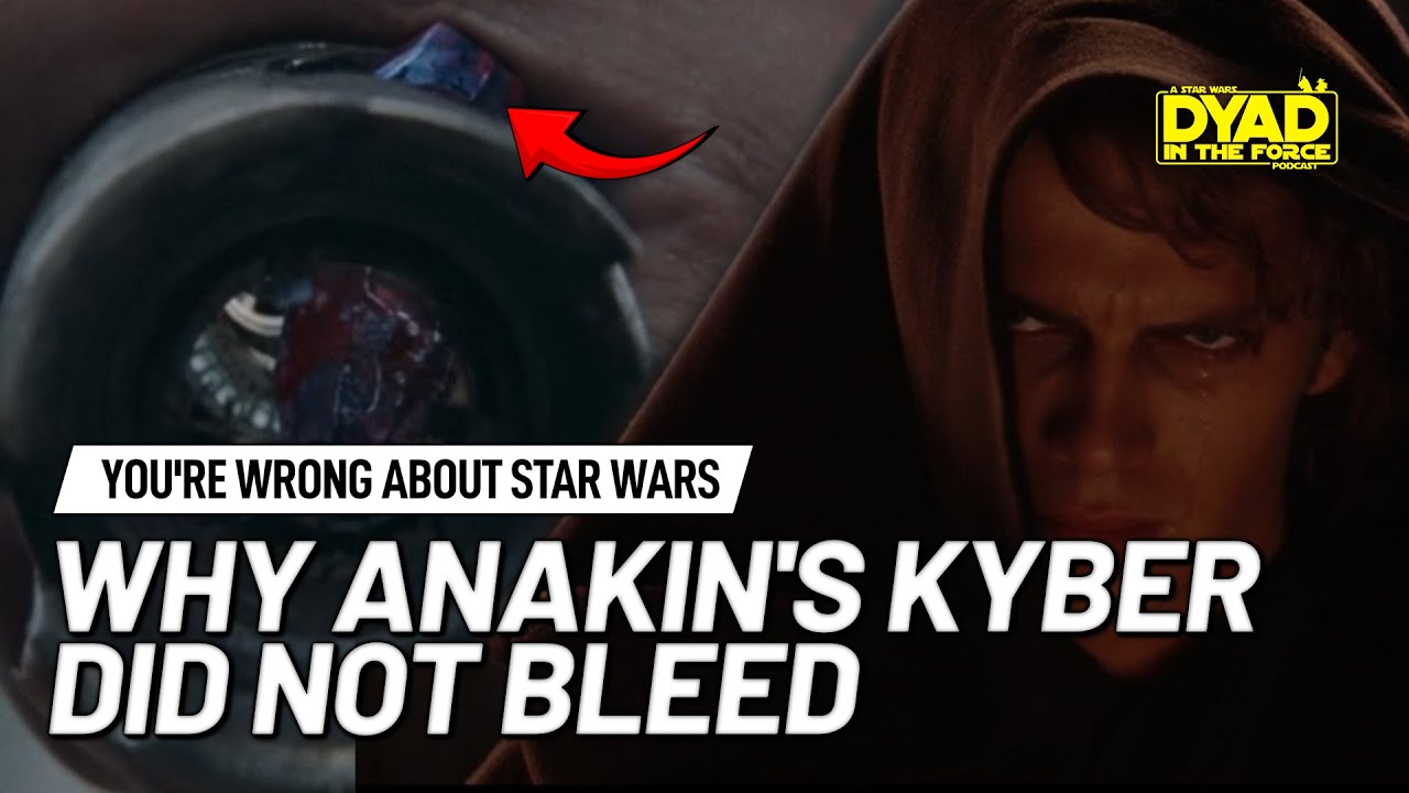 Why Anakin's crystal didn't bleed | Everything You Know About Star Wars ...