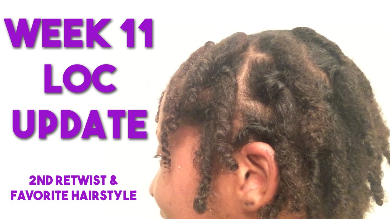 My 2nd Retwist & Favorite Hairstyle | Loc Journey Update Week 11 ...