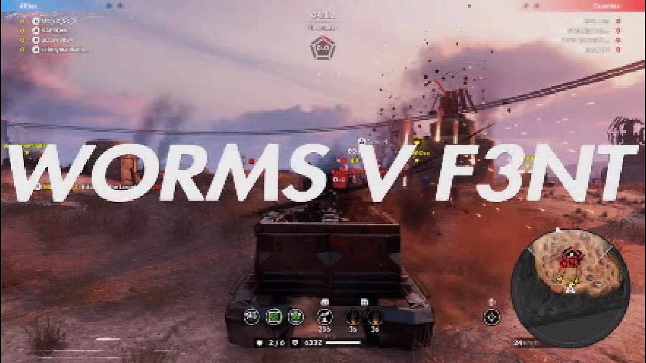 WORMS v F3NT 💥 A glorious day for cws - YouTube