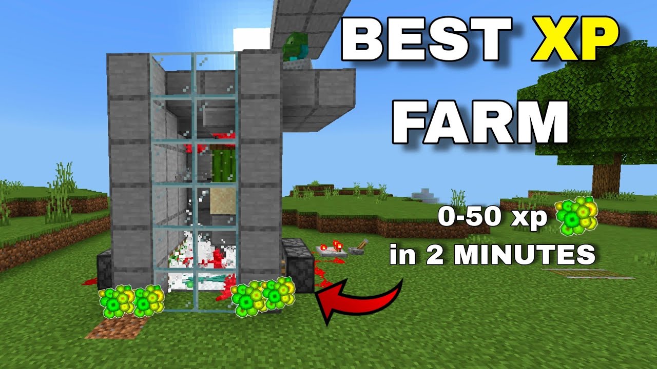 BEST 1.21 XP FARM TUTORIAL in Minecraft bedrock & mcpe - YouTube