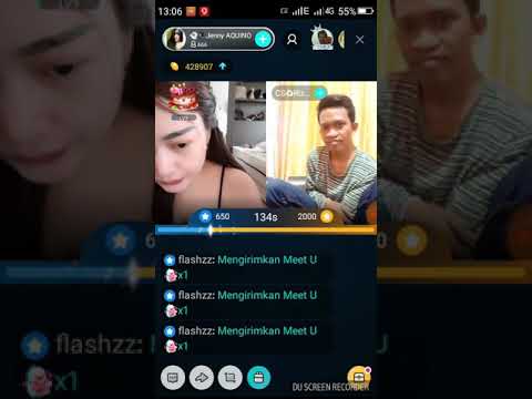 Cowoknya happy cewek nya ngeri lihat tingkah laku si cowok#bigo live lucu bangets
