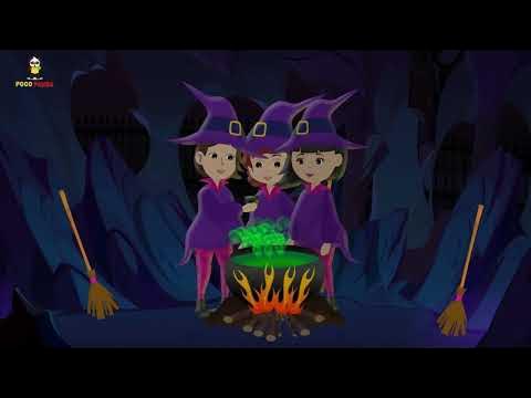 🎃🧙‍♀️Three Little Witches Nursery Rhyme For Kids.🧙‍♀️🎃 - YouTube