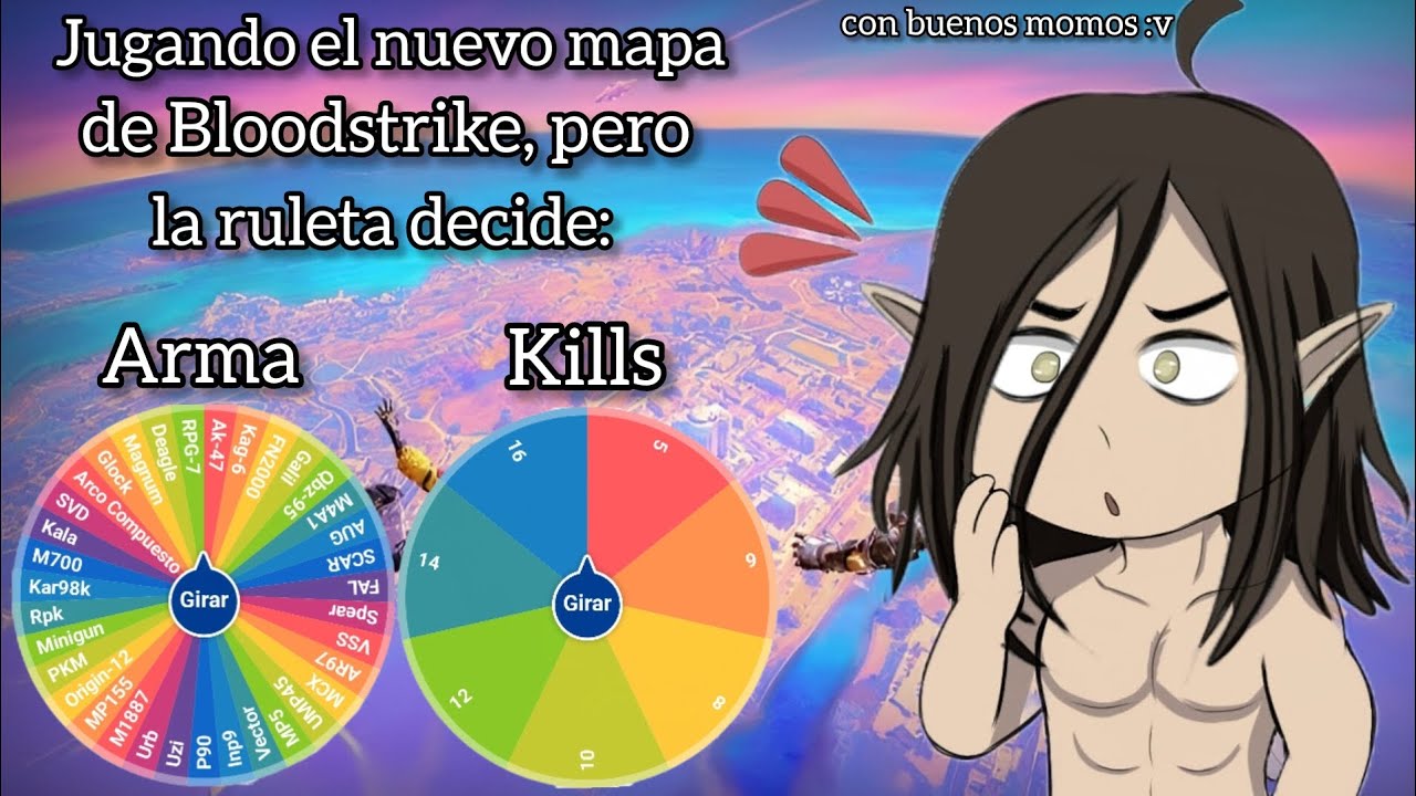 Jugando Bloodstrike, pero la ruleta decide😨 (con buenos memes😎) - YouTube