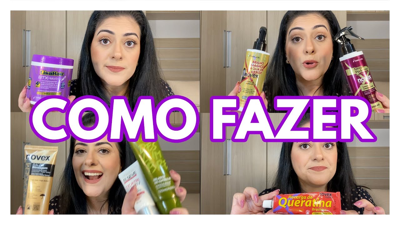 Como recuperar e cuidar dos cabelos secos e produtos favoritos! - YouTube