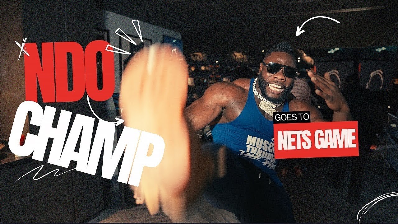 NDO CHAMP BROOKLYN NETS BASKETBALL GAME VLOG - YouTube