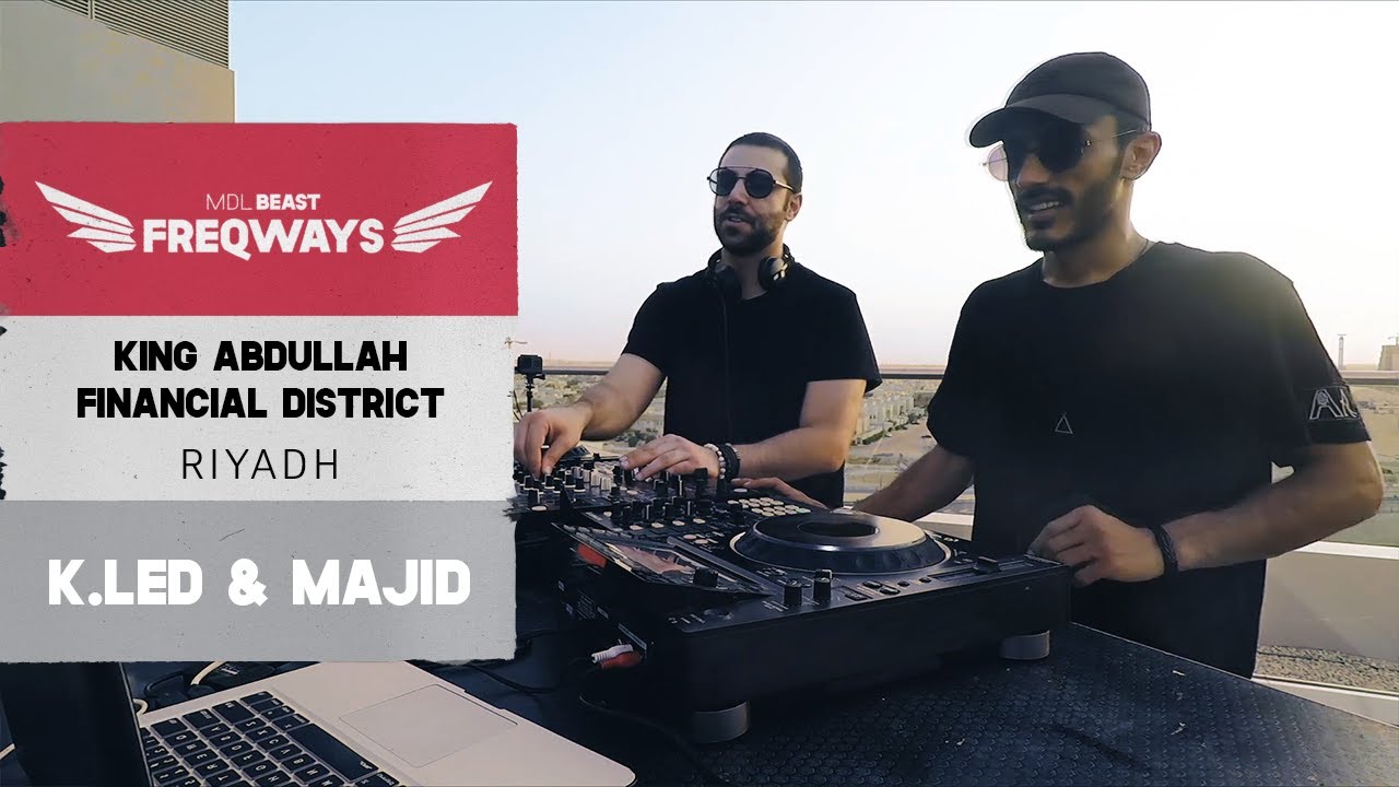 Groove with K.Led & Majid on a Riyadh Rooftop | Freqways Set - YouTube