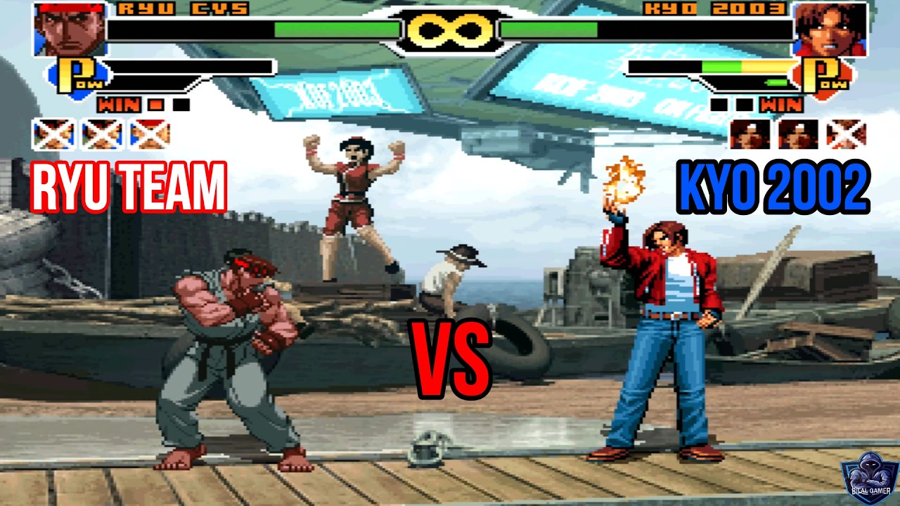TEAM RYU VS TEAM KYO (PC) (HD) [1080p 60fps] - YouTube