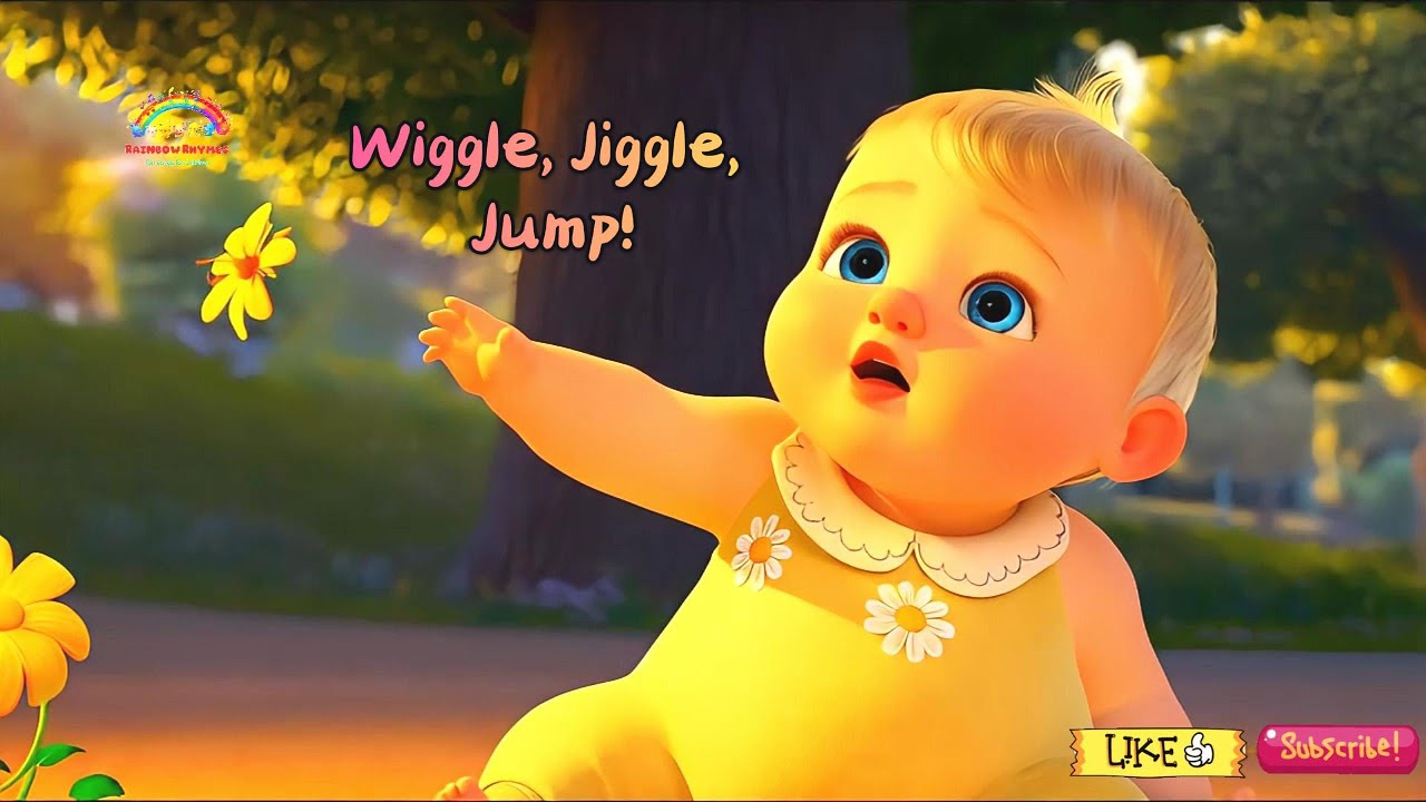 Baby Wiggle, Jiggle, Jump! 7 - A fun and playful song for baby and kids ...