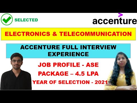 Accenture Interview Experience | Accenture Fresher Interview 2021 | # ...