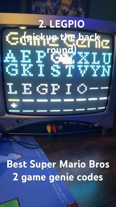 Best Super Mario Bros 2 game genie codes #nintendo #mario2 #nintendo # ...