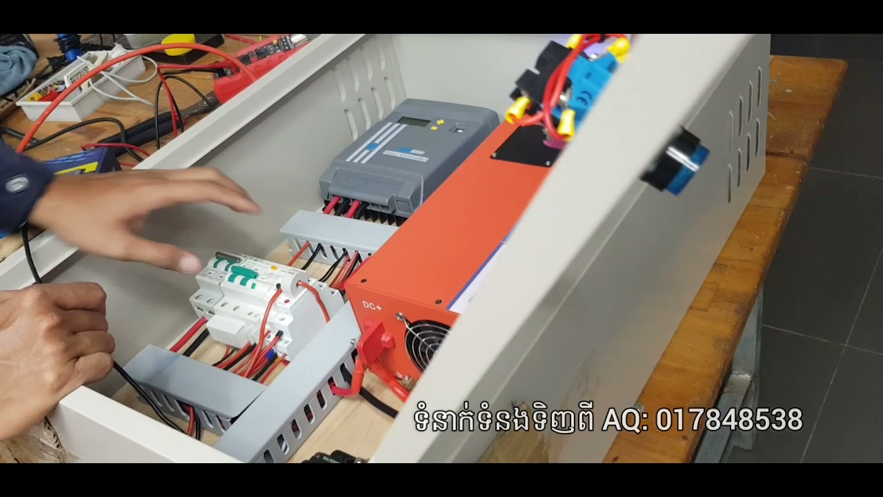 Off Grid 24v/2000W Box សំរាប់សូឡា 2Kw. 017848538 - YouTube