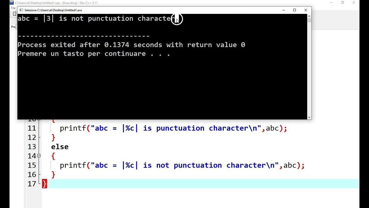 ispunct function in c | punctuation character in c - YouTube