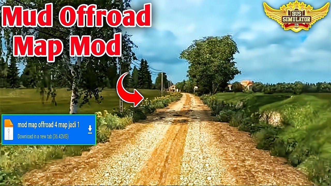 Map Mod Bussid 3.7 - Ets2 Mud Offroad Map Mod For Bus Simulator ...