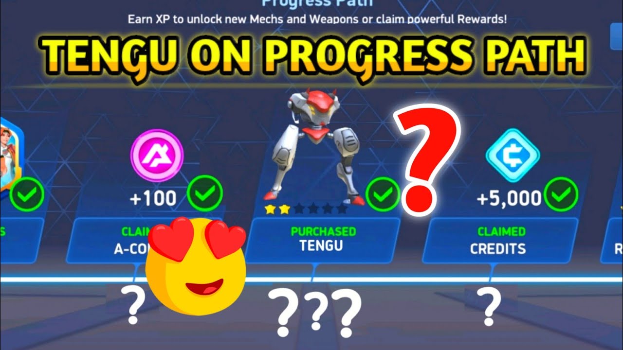 When Tengu Comes To Progress Path 🤔?|Mech Arena Tengu On Progress Path 🤩 - YouTube