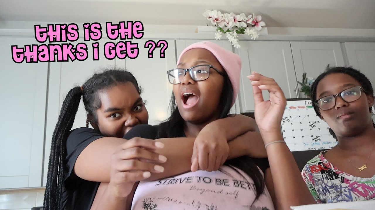 I spoiled my SISTERS for Valentine's Day and SHE BIT ME?? | Basically Basic Person - YouTube