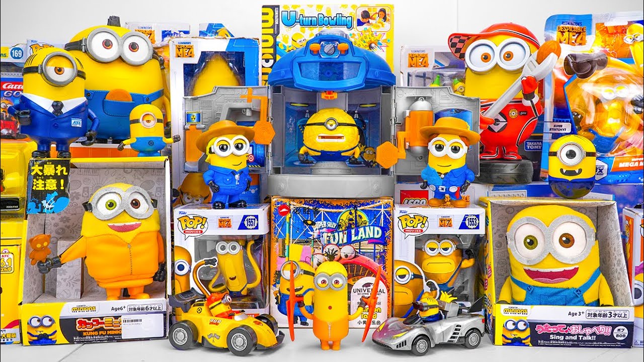 DESPICABLE ME 4 toy collection unboxing 🍌Mega Minions Transformation ...